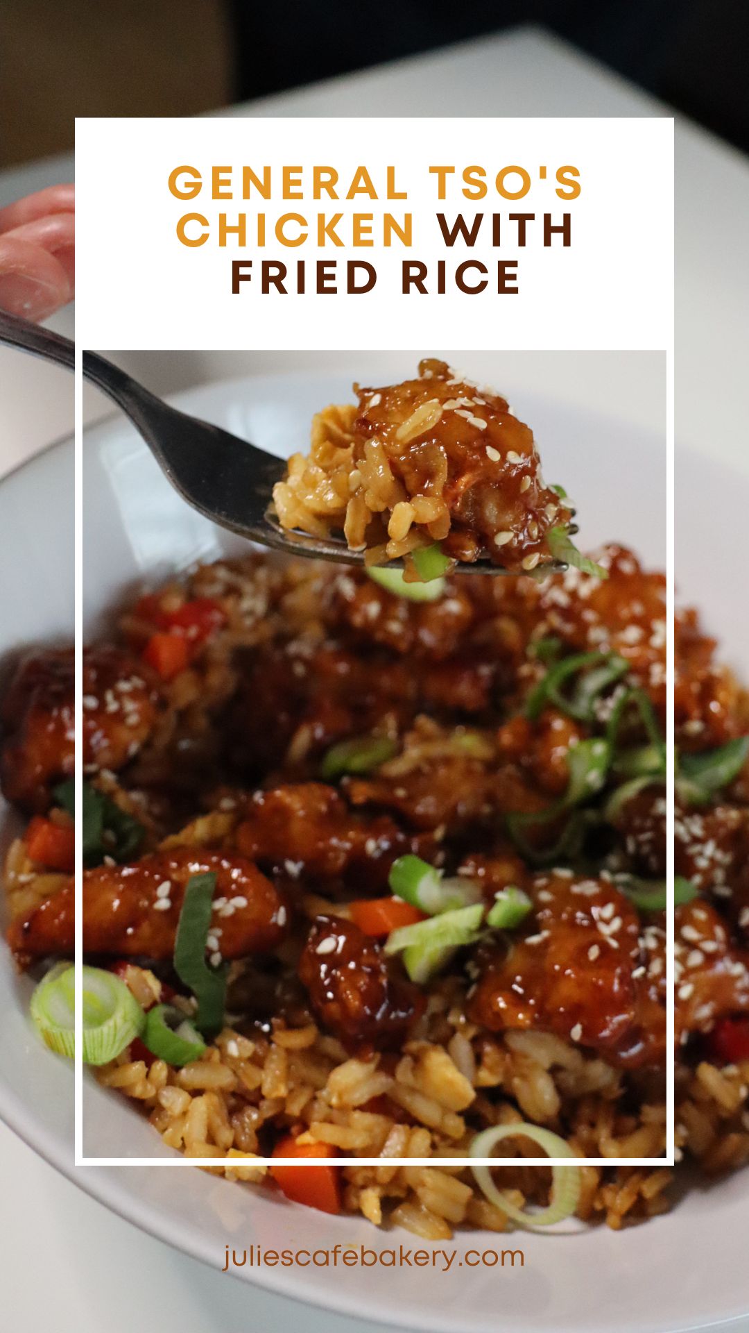 General Tso's Chicken with Fried Rice [Recipe]