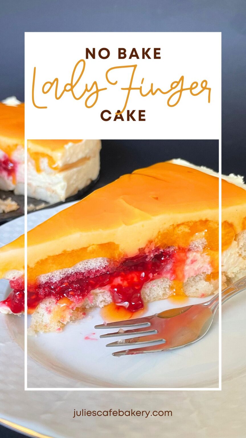 No Bake Lady Finger Cake with Lemon Curd [Recipe]